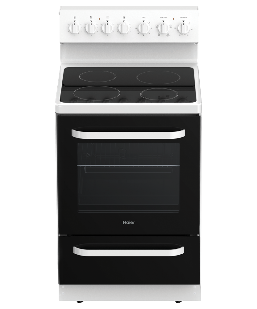 60cm 300 Series Freestanding Cooker, Ceramic - HOR60S4CERW1 | Haier New ...
