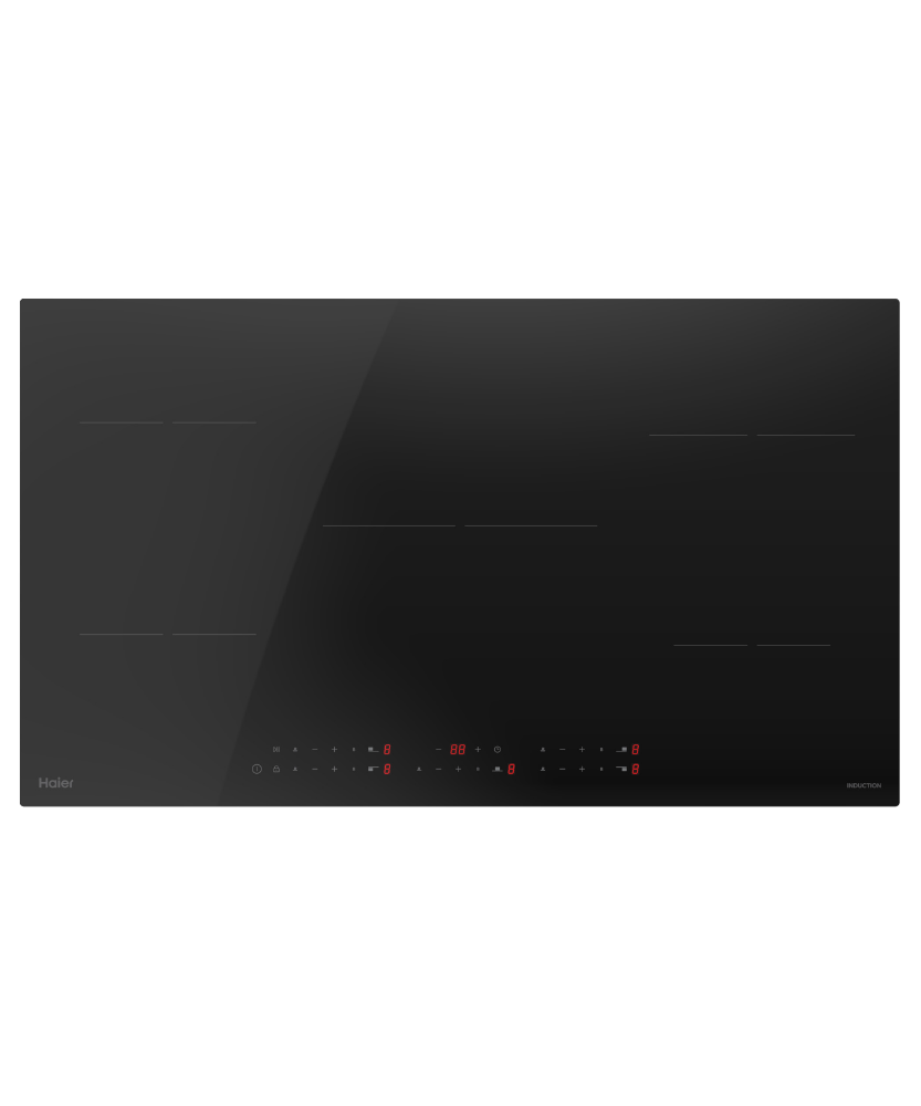 90cm 300 Series Induction Cooktop, 5 Zone, Low Current - HCI905TPB4 ...