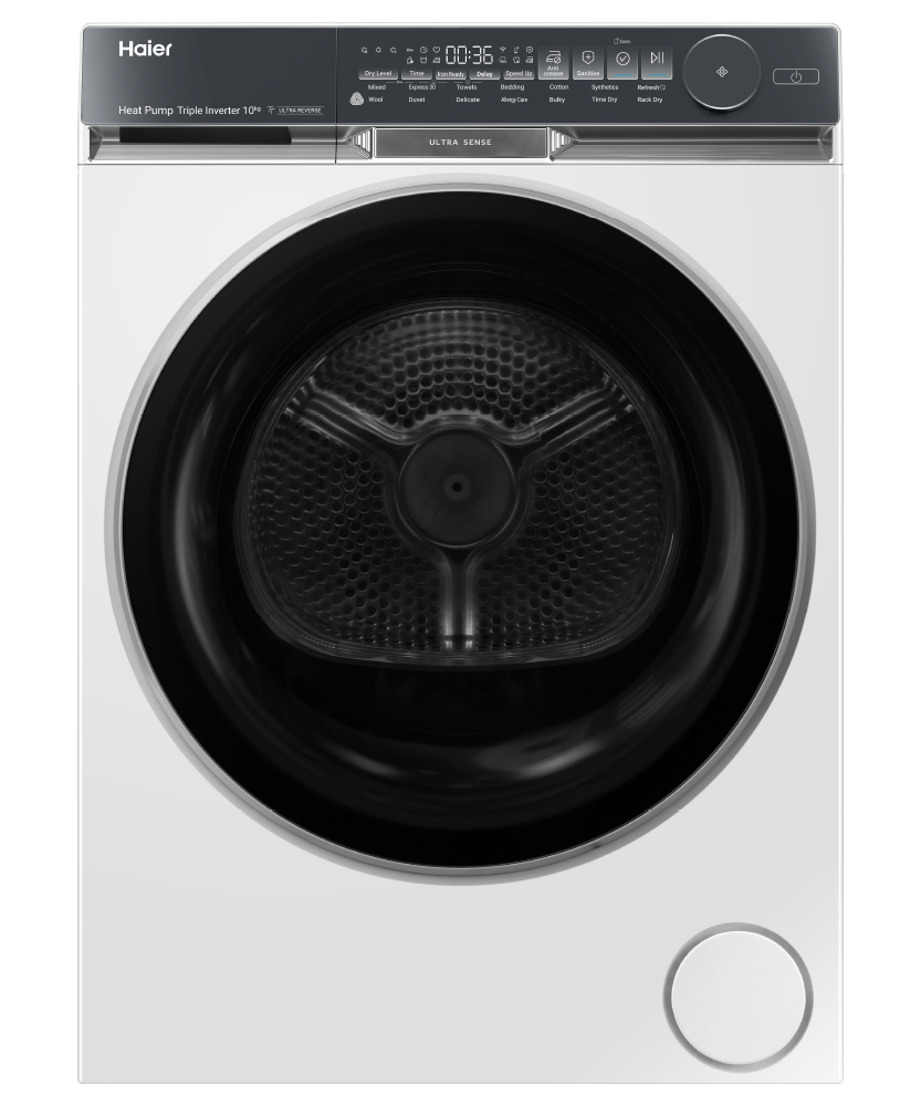 10kg 500 Series Heat Pump Dryer, Ultra Sense - HDHP10DW1 | Haier New ...